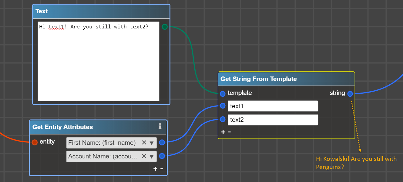 Get String From Template – Logic Builder Help